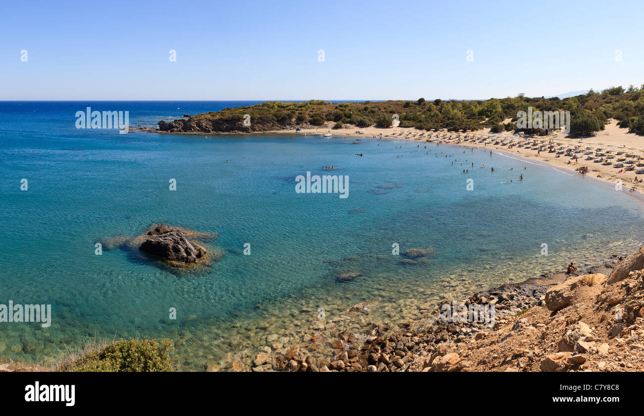 Glystra Bay in Rhodes, Greece Stock Photo - Alamy