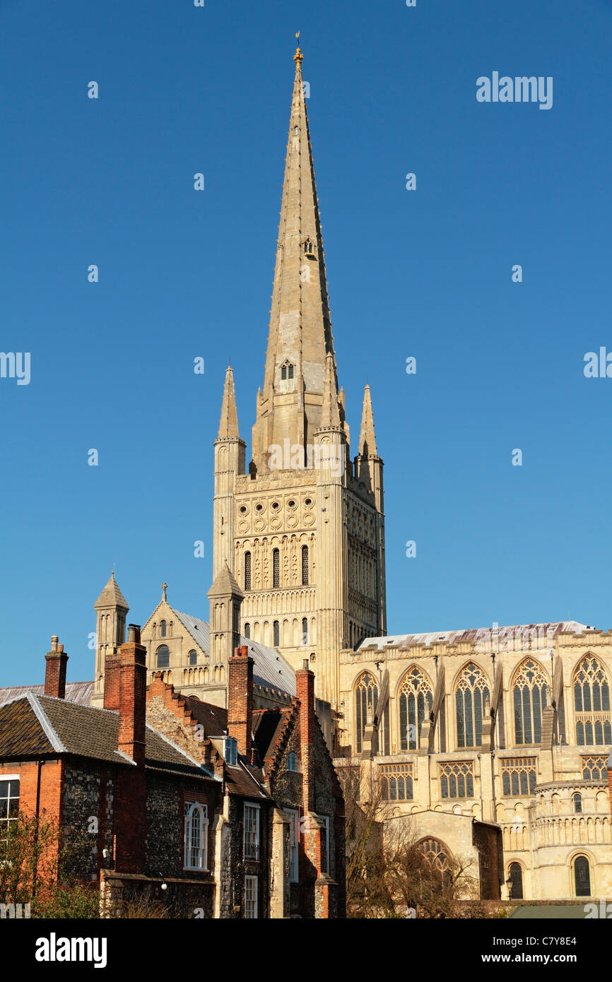 Norwich Cathedral, Norwich Norfolk, England, United Kingdom Stock Photo ...