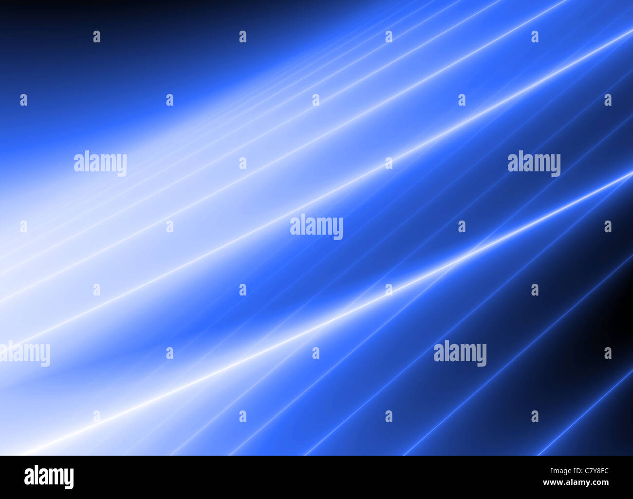 Blue light space background Stock Photo - Alamy