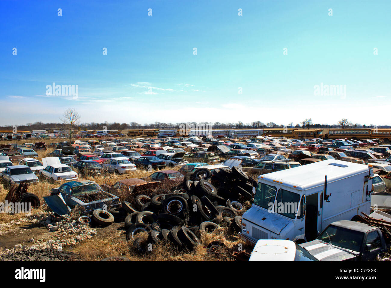Junkyard trucks hi-res stock photography and images - Alamy