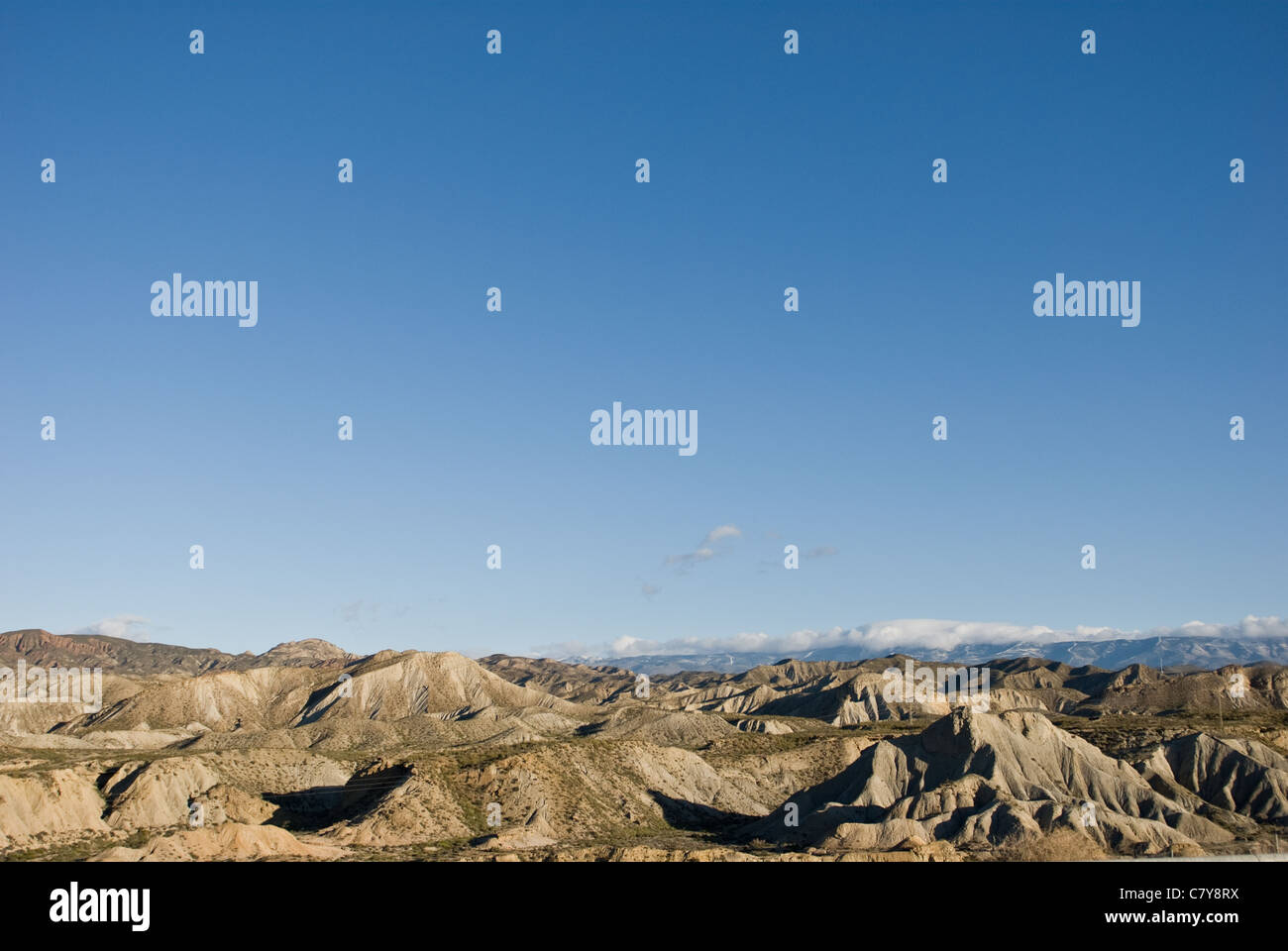 The Tabernas Desert, southern spain, the driest place in Europe and its ...