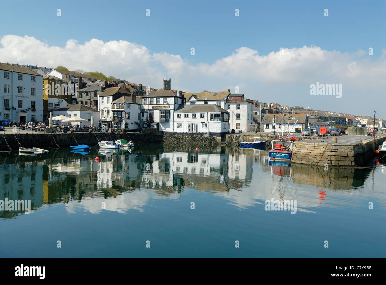 Falmouth Custom House Quay Stock Photo - Alamy