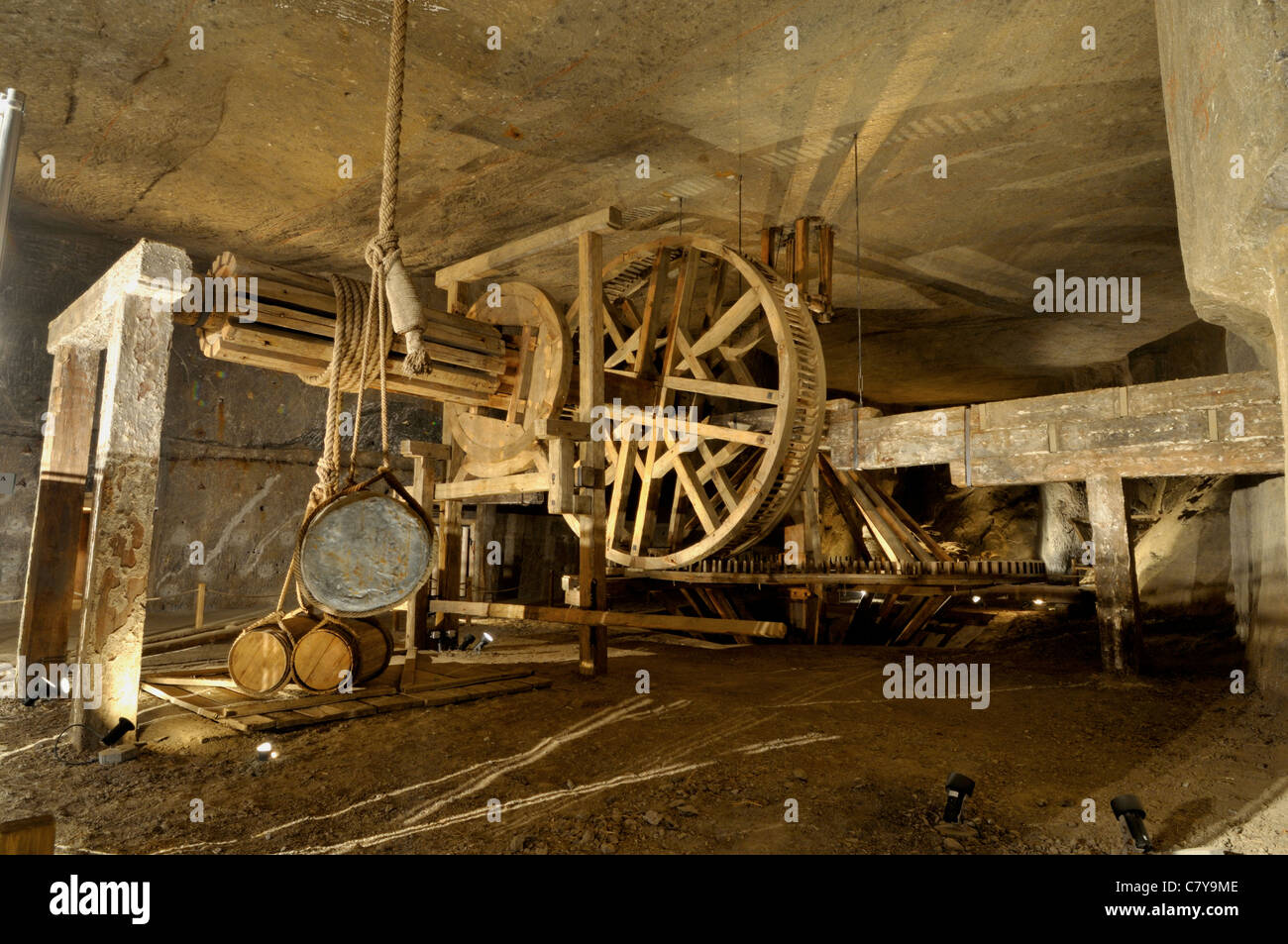 Mining salt rock salt mine hi-res stock photography and images - Alamy