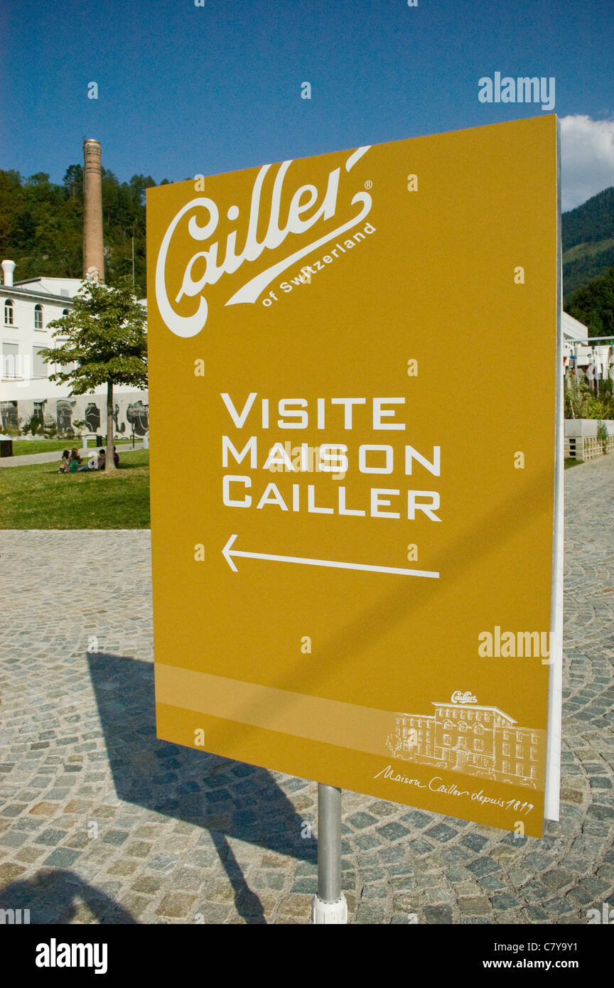 Cailler's, Chocolate, Factory, Broc, Switzerland Stock Photo - Alamy
