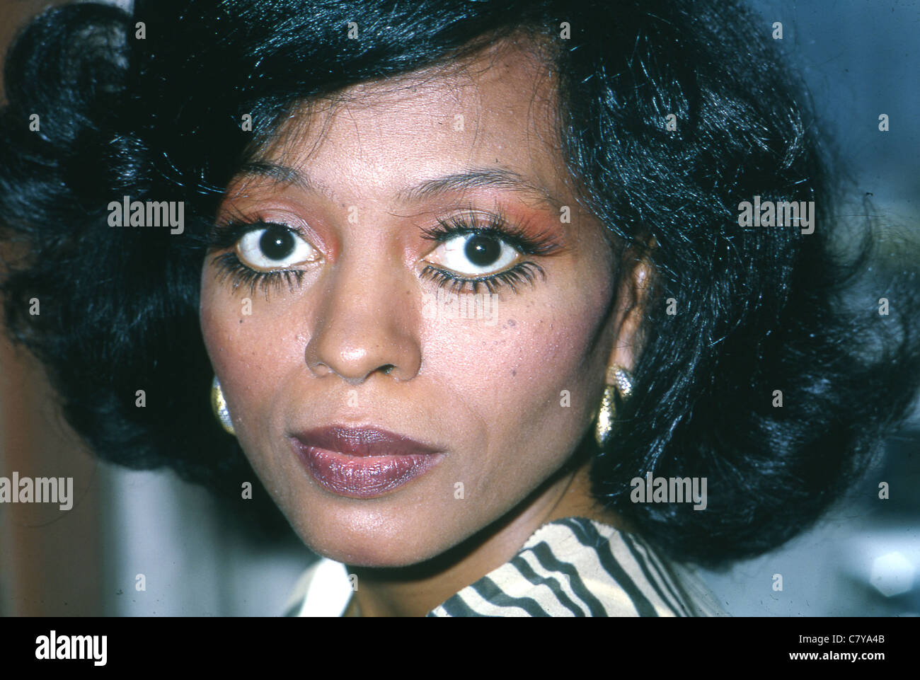 DIANA ROSS - US singer in May 1976. Photo Tony Gale Stock Photo - Alamy