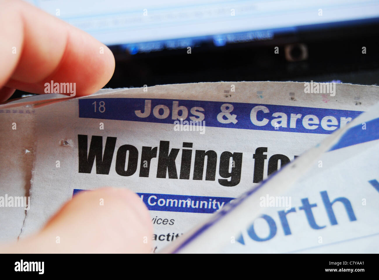 Newspaper jobs section hi-res stock photography and images - Alamy