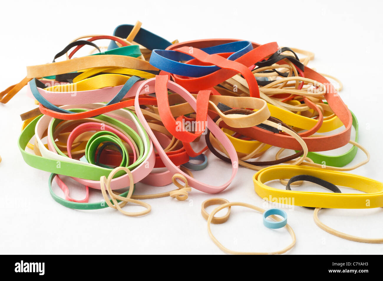 Intertwined rubber bands hi-res stock photography and images - Alamy
