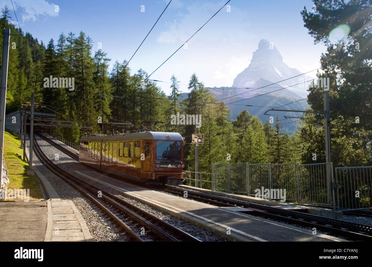 Matterhorn Railway, Gornergrat Bahn, Switzerland, Train, Swiss Railway ...