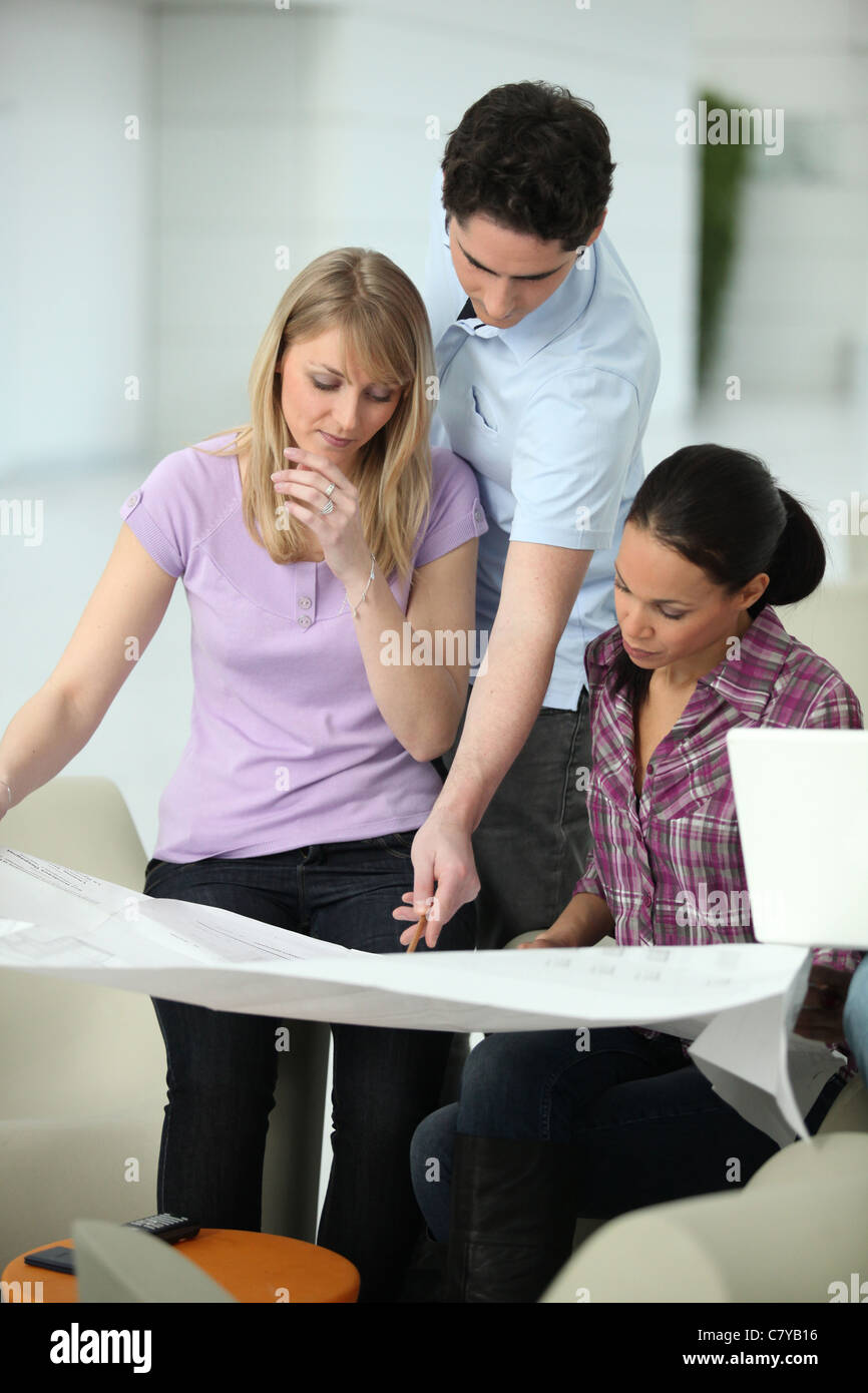 colleagues working together Stock Photo - Alamy