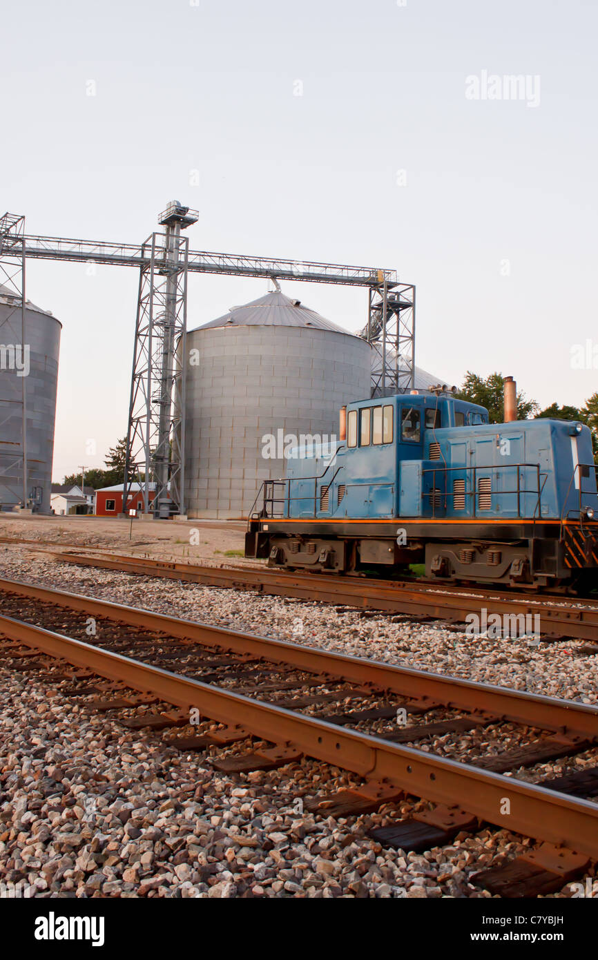 Grain train wagon hi-res stock photography and images - Alamy