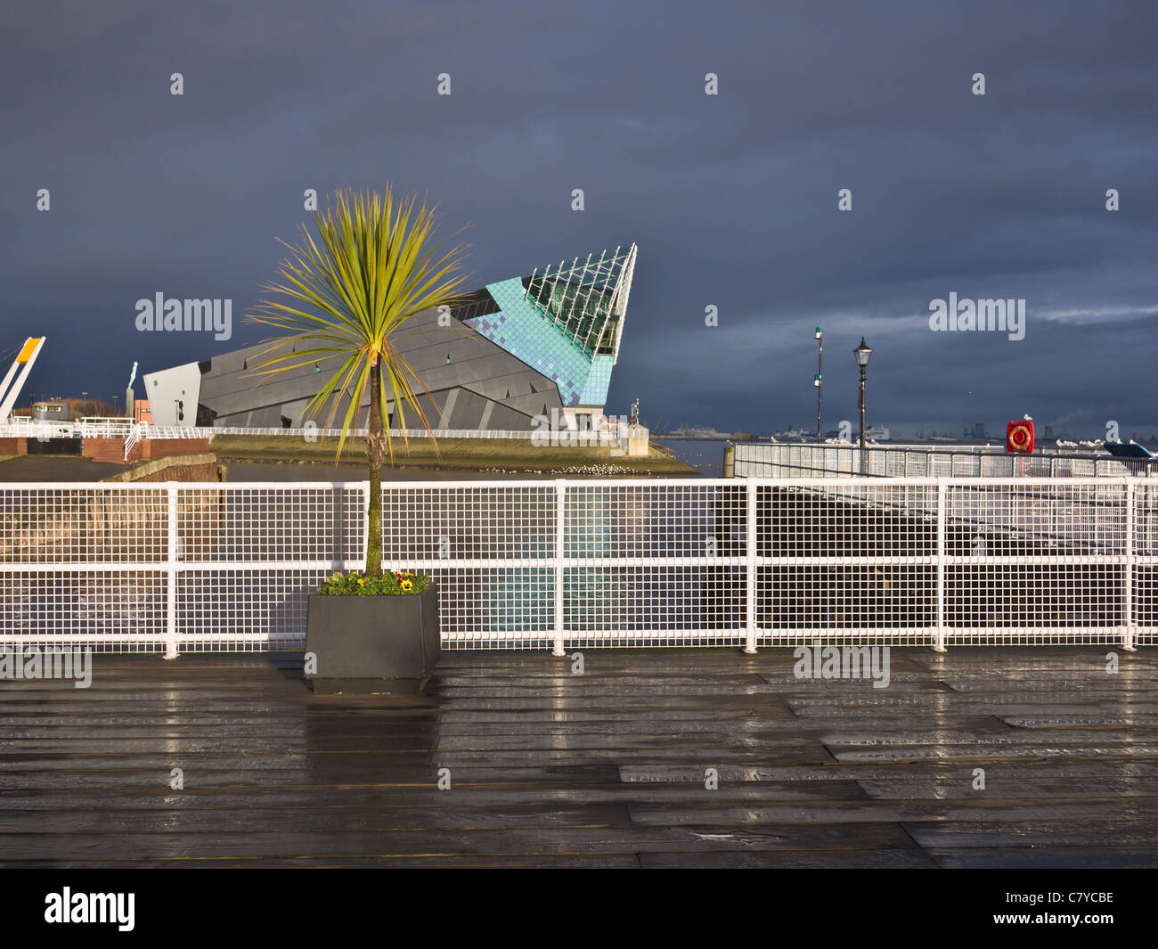 The Deep aquarium, Hull waterfront on the River Humber, East Yorkshire ...