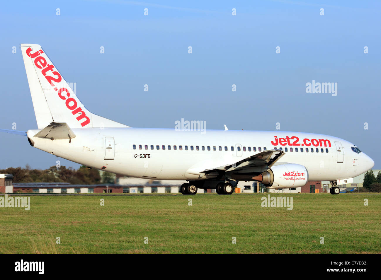 Boeing 737 Jet 2 Holiday aeroplane flight G-GDFB Stock Photo - Alamy