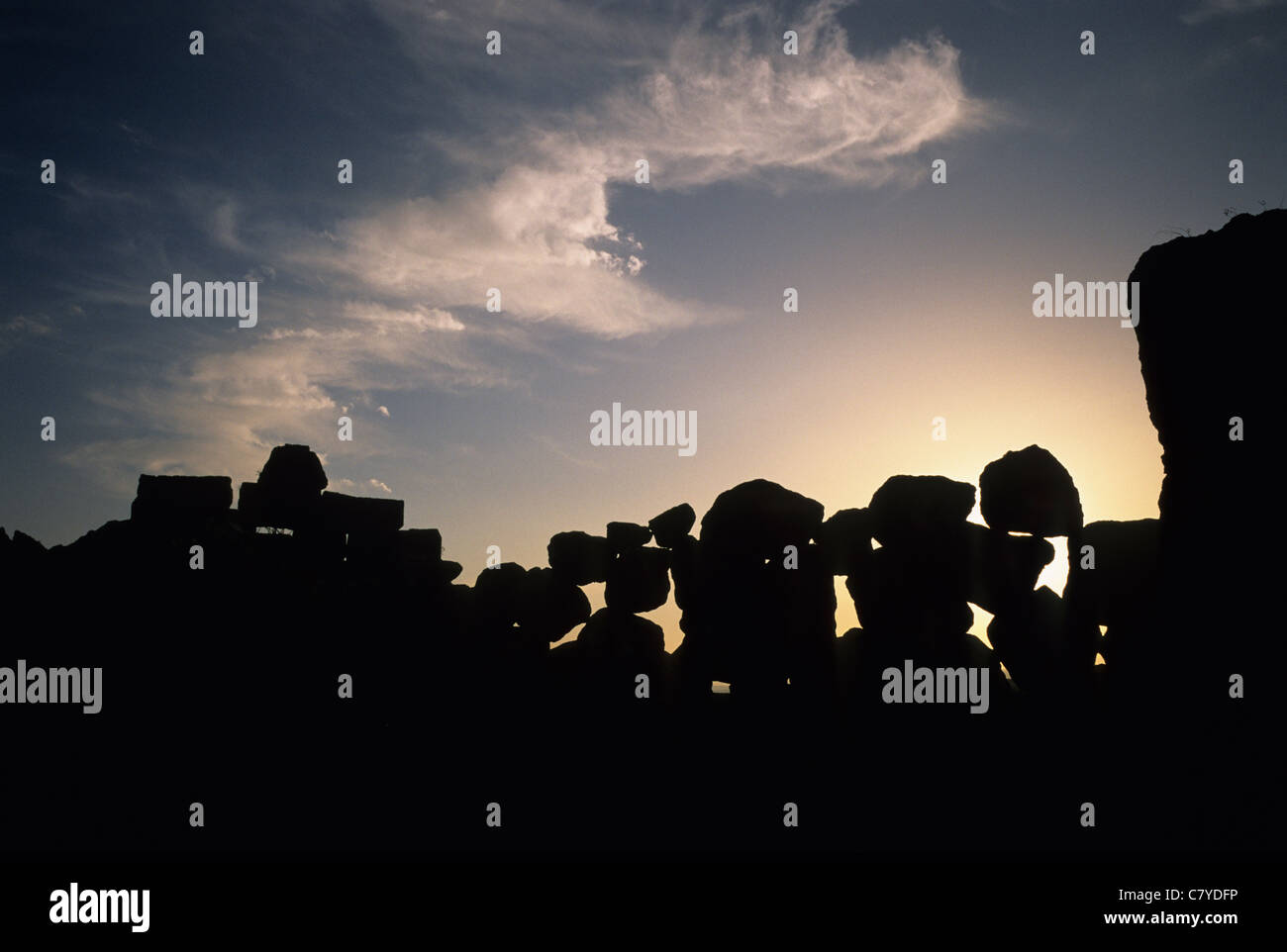 Syria, Bauda, ruins of the dead city Stock Photo - Alamy