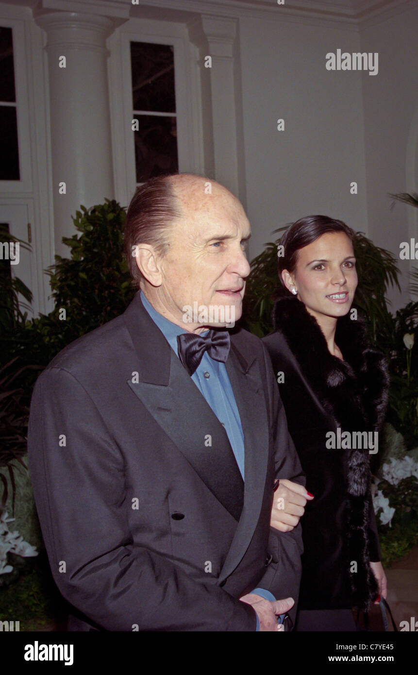 Actor Robert Duvall and his friend Luciana Pedraza arrive for the State ...