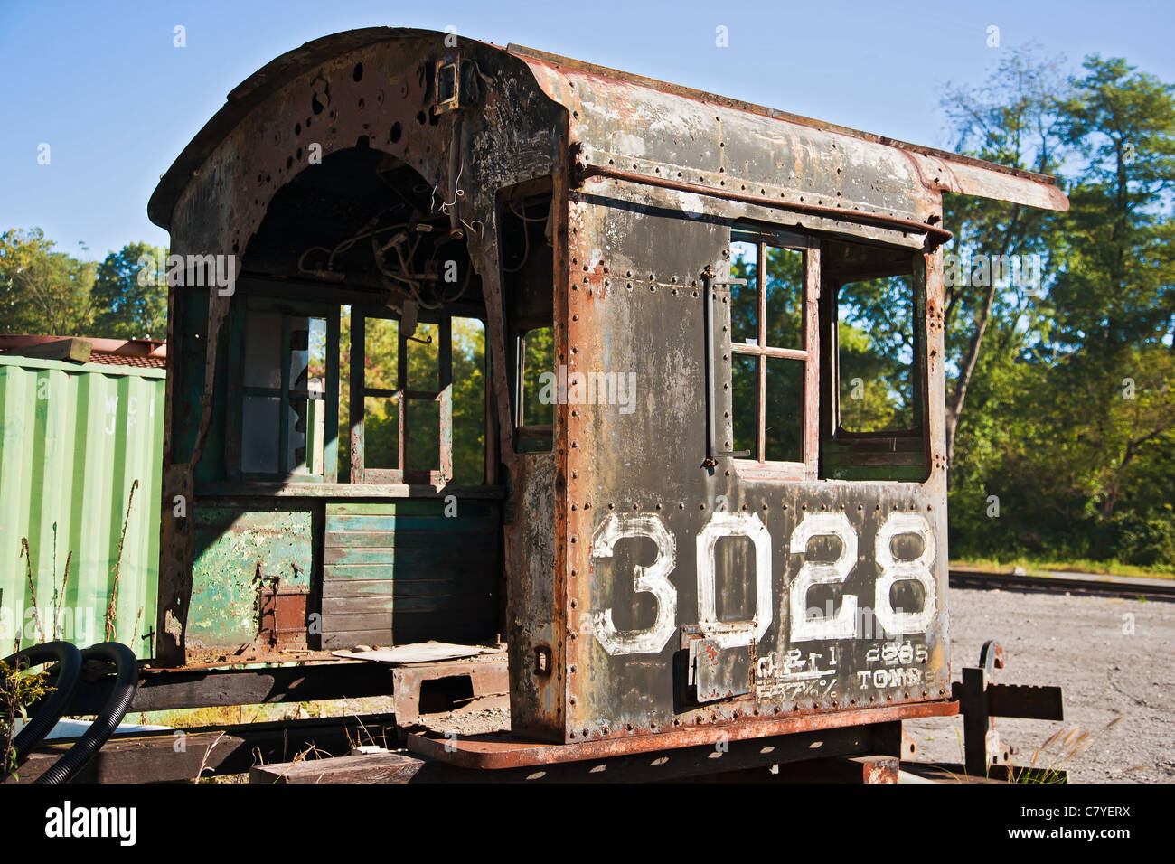 Old rusted train car Stock Photo - Alamy