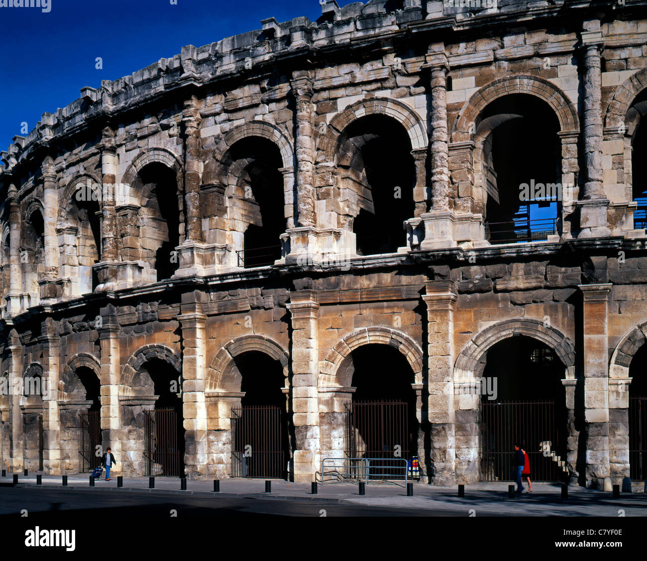 Arenes, Amphitheater, Roman architecture Stock Photo - Alamy
