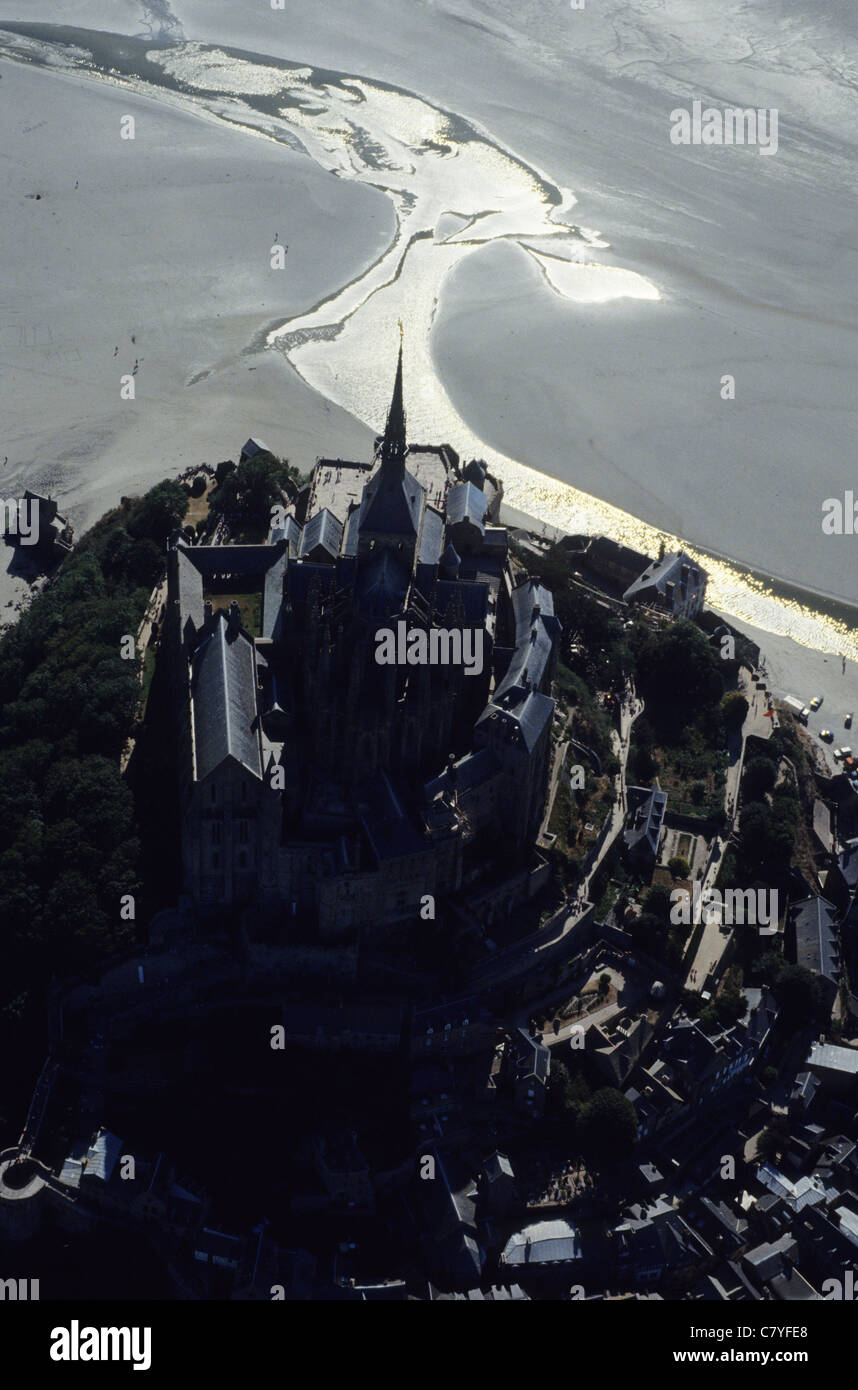 France, Normandy, Mont Saint Michel, monastery Stock Photo - Alamy