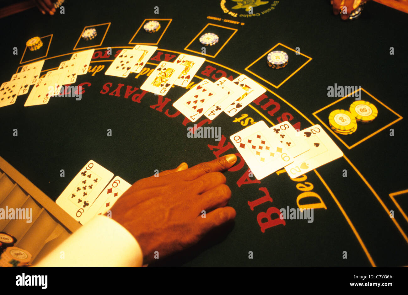 Roulette tables hi-res stock photography and images - Alamy