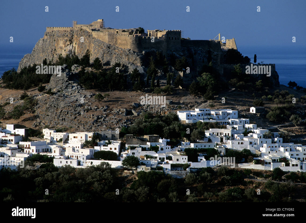 Villages de rhodes hi-res stock photography and images - Alamy