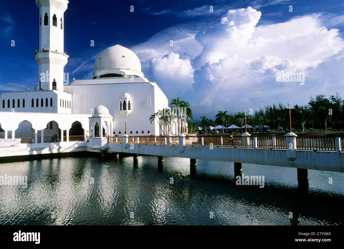 Kuala Terengganu Malays floating mosque, Malaysia Stock Photo - Alamy
