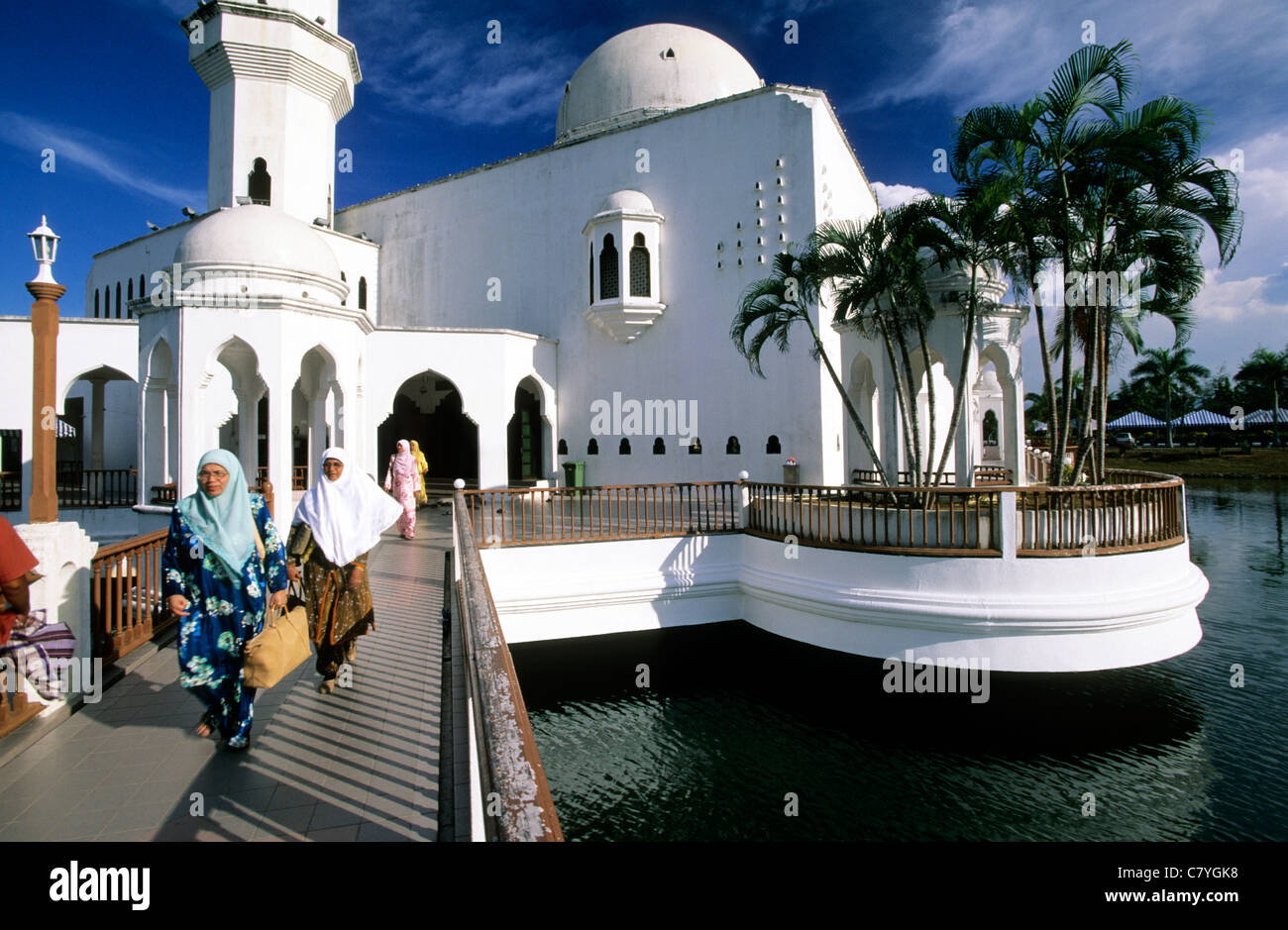 Kuala Terengganu Malays floating mosque, Malaysia Stock Photo - Alamy