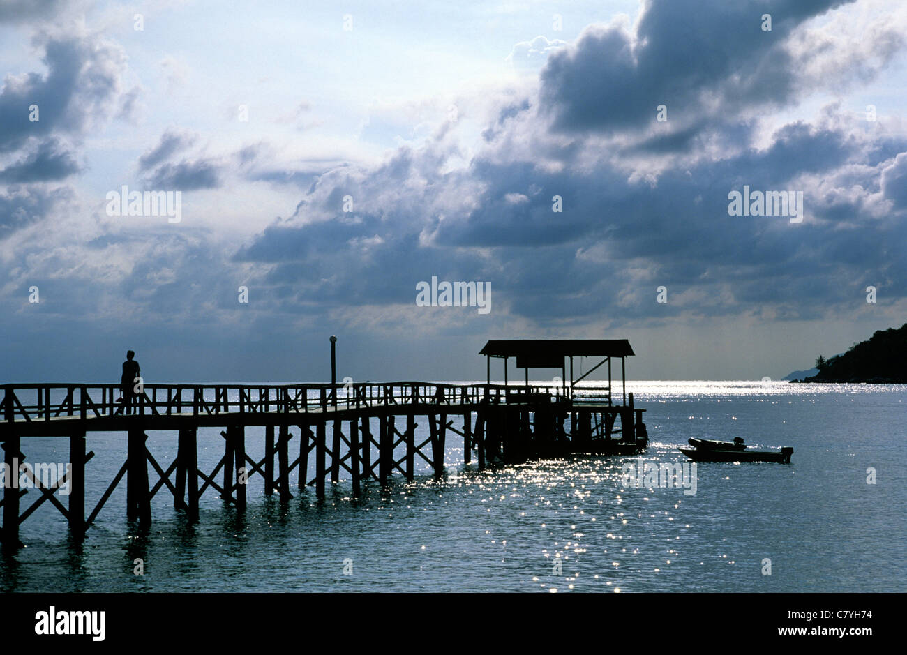 Malaysia, Aur island , Aur village Stock Photo - Alamy