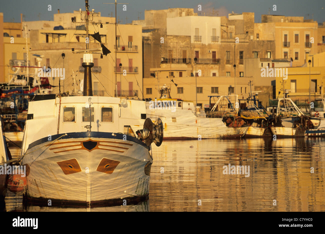 Italy, Sicily, Trapani, fishing port Stock Photo - Alamy