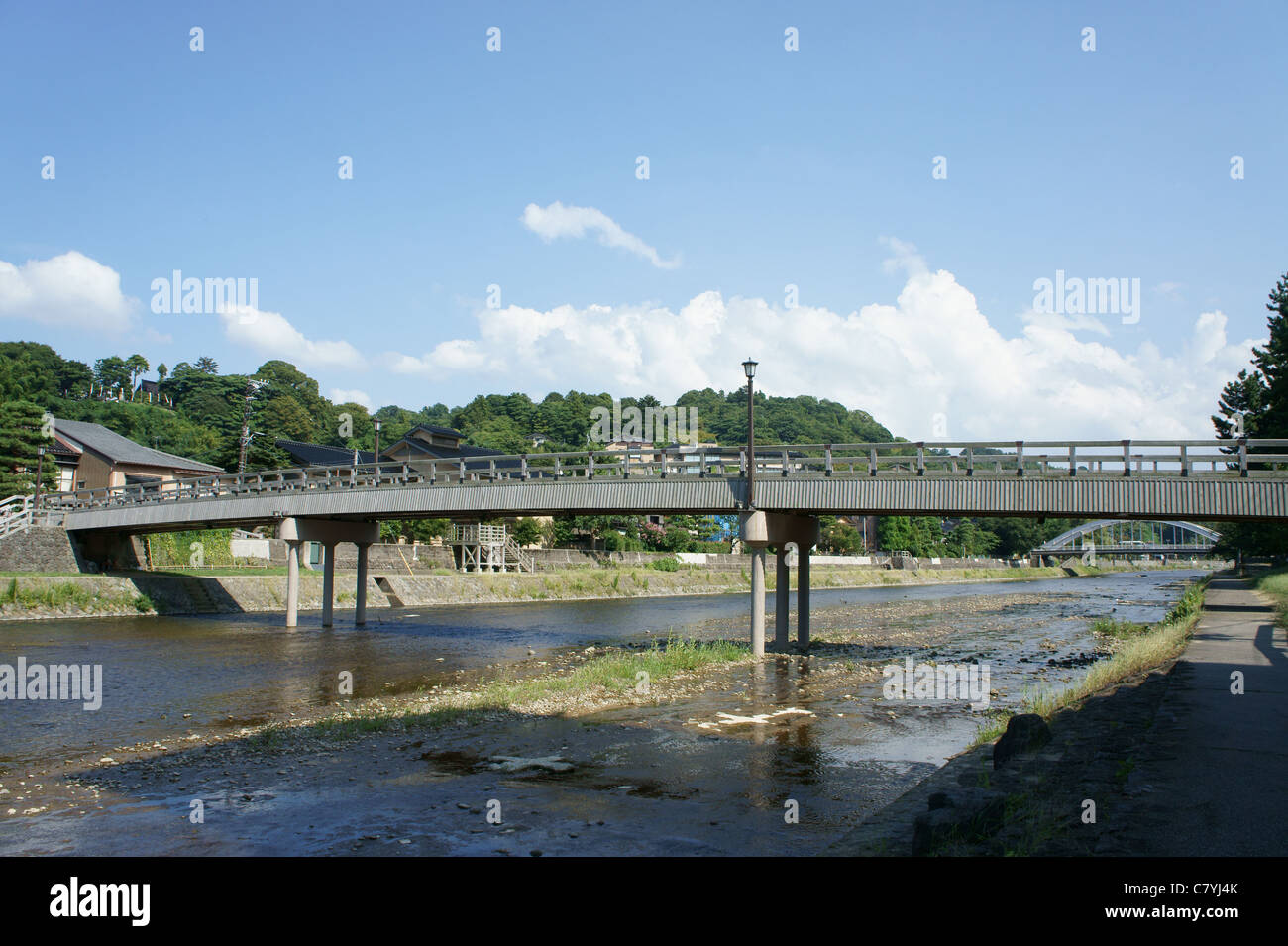Bridge over asanogawa asano river called umenohashi located in ...