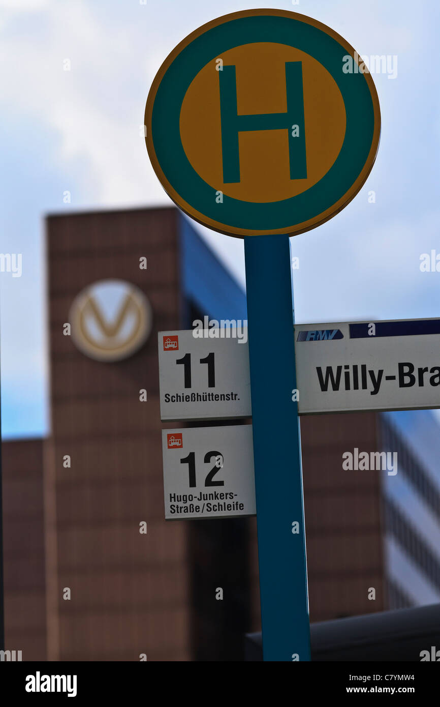 Tram stop sign hi-res stock photography and images - Alamy