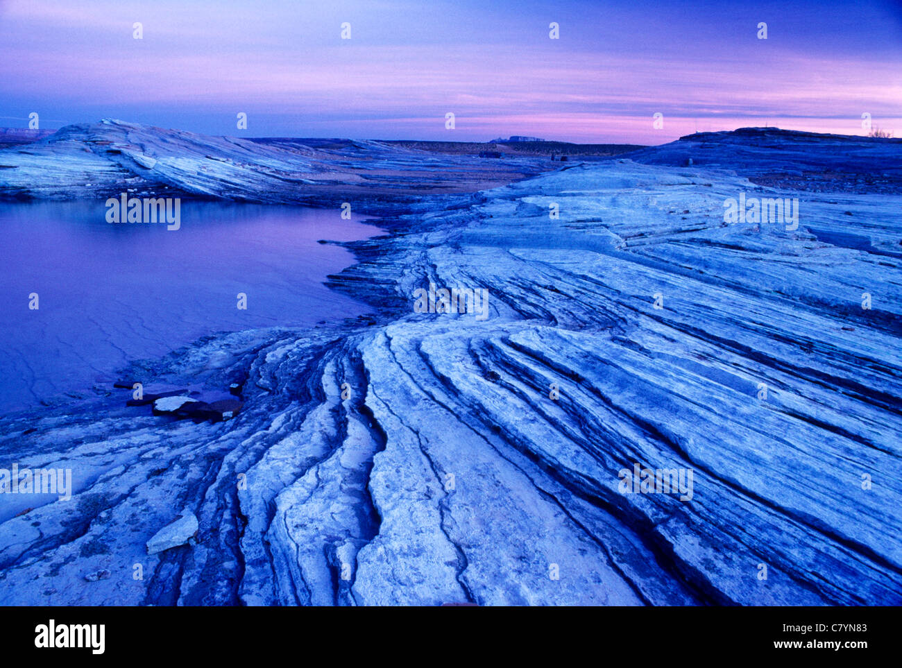 USA, Arizona, Lake Powell at night Stock Photo - Alamy
