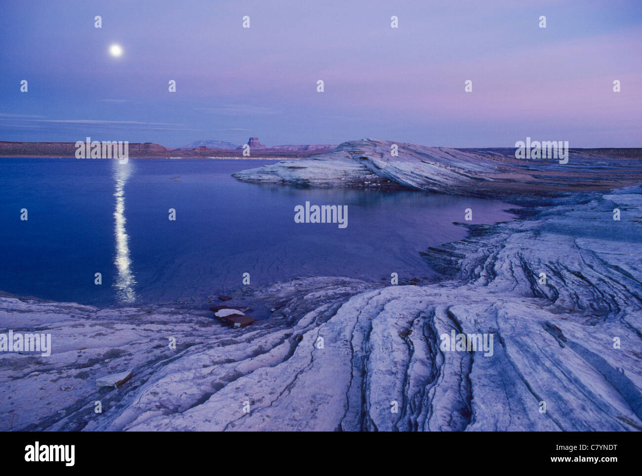 Eroded rocks and lake powell hi-res stock photography and images - Alamy