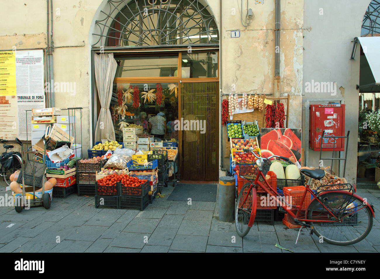 Shop in Naples Napoli Italy Stock Photo - Alamy