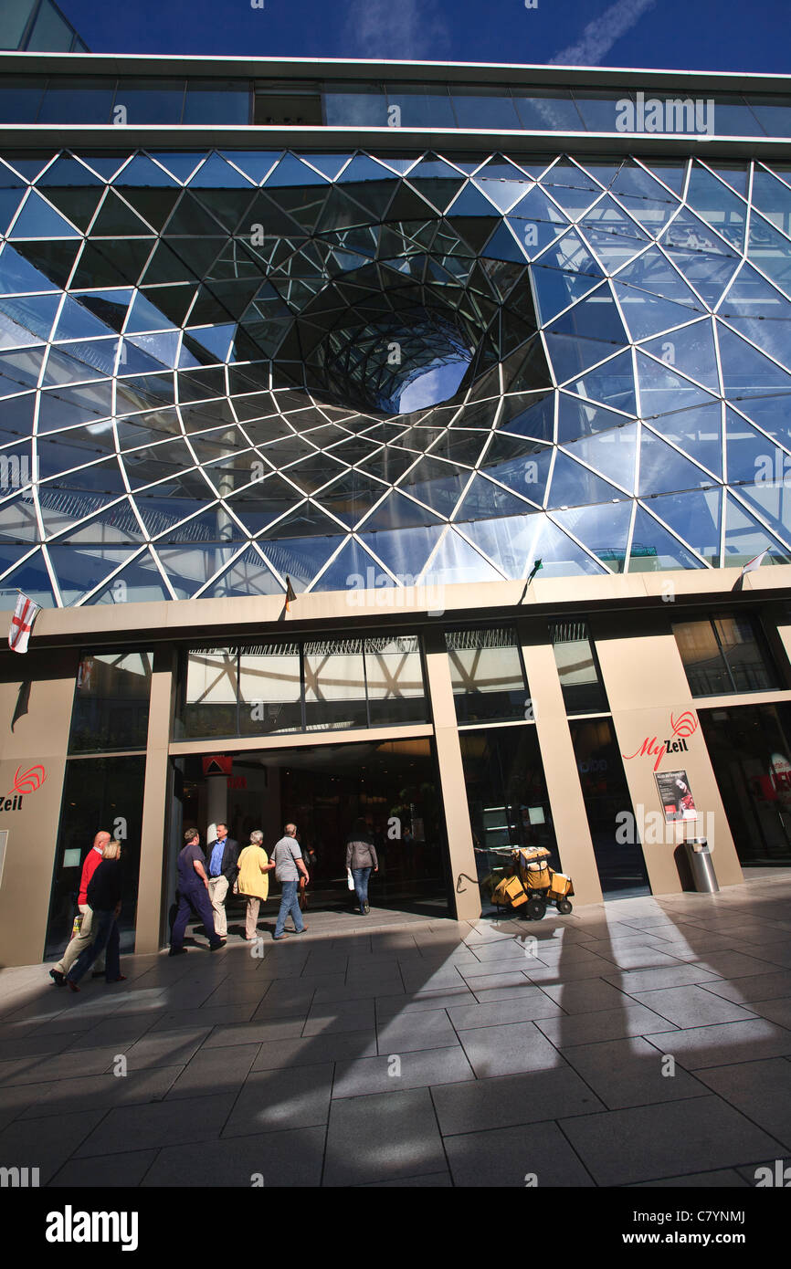 Myzeil Shopping centre in Frankfurt Germany Stock Photo - Alamy