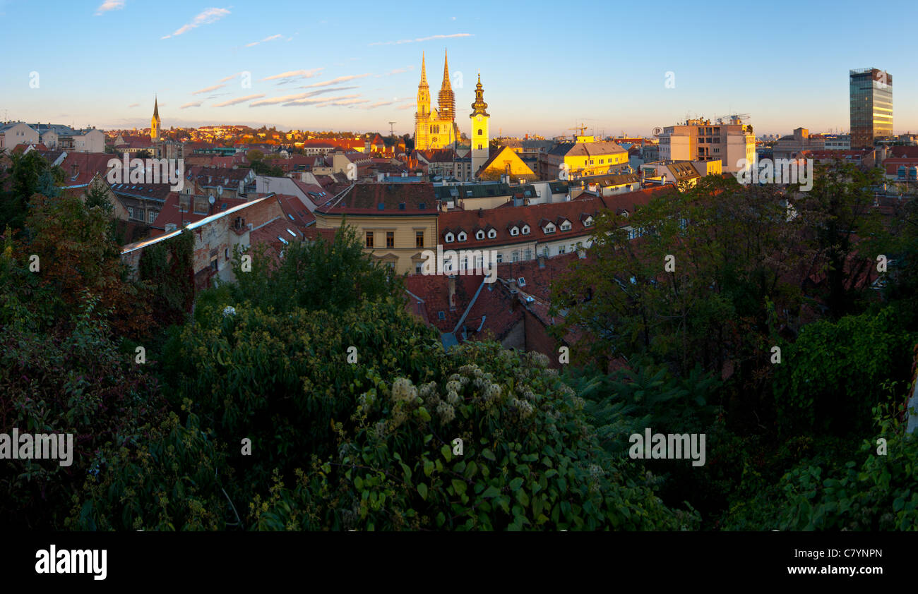 Zagreb panorama view hi-res stock photography and images - Alamy