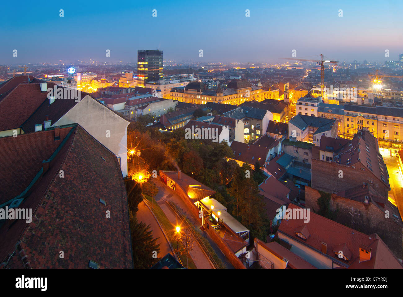 Capital of Croatia, The city of Zagreb Stock Photo - Alamy