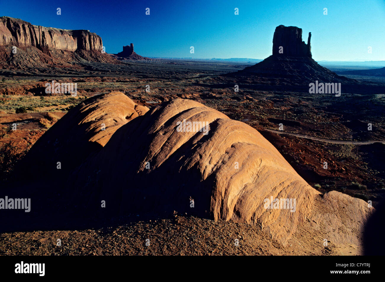 Usa, Arizona, Monument Valley. Mitten Buttes Stock Photo - Alamy