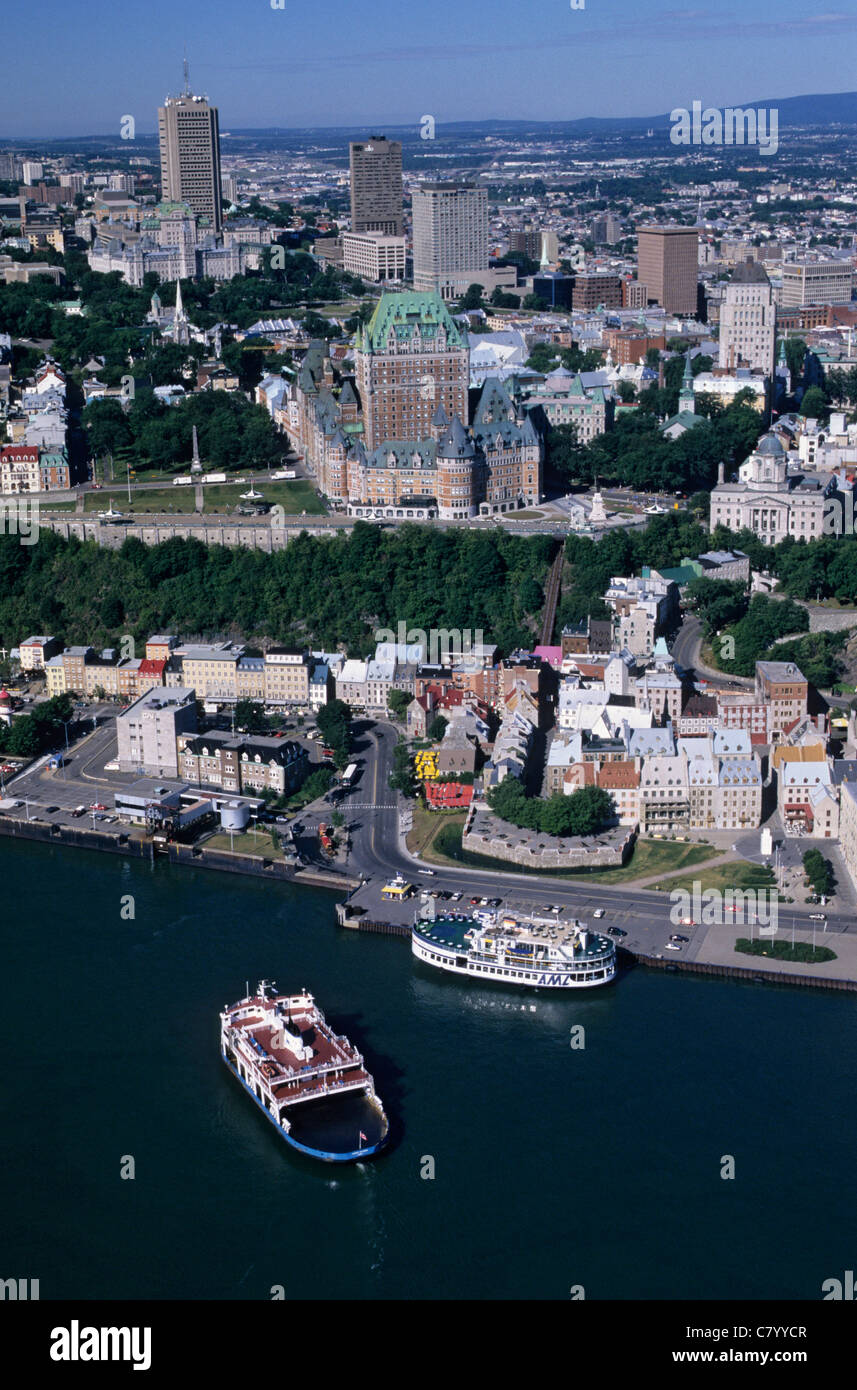 Canada, Quebec City aerial view Stock Photo - Alamy