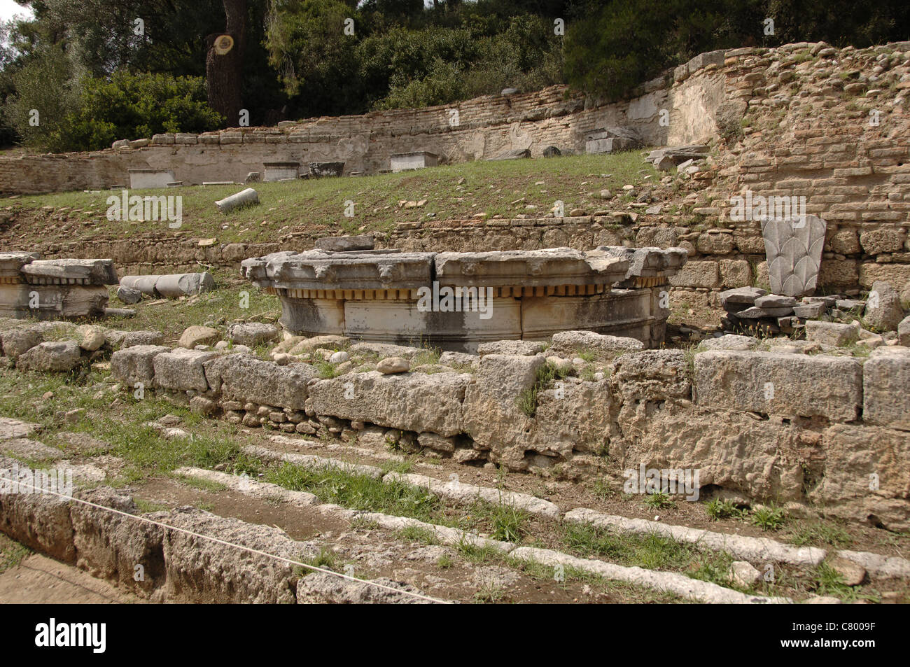 Greek Art. Nymphaeum of Herodes Atticus. Built around the year 160 ...
