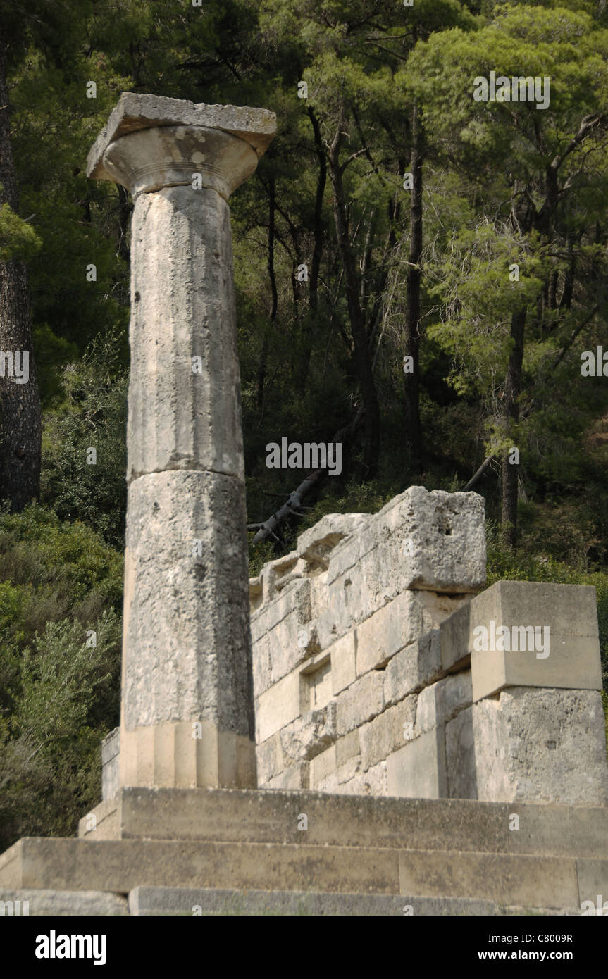 Greek Art. Nymphaeum of Herodes Atticus. Built around the year 160 ...