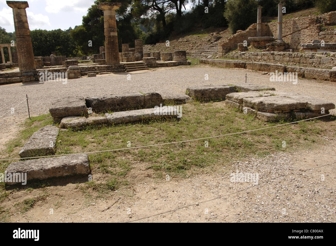 Greek Art. Altar of Hera. Is the location where the Olympic flame is ...