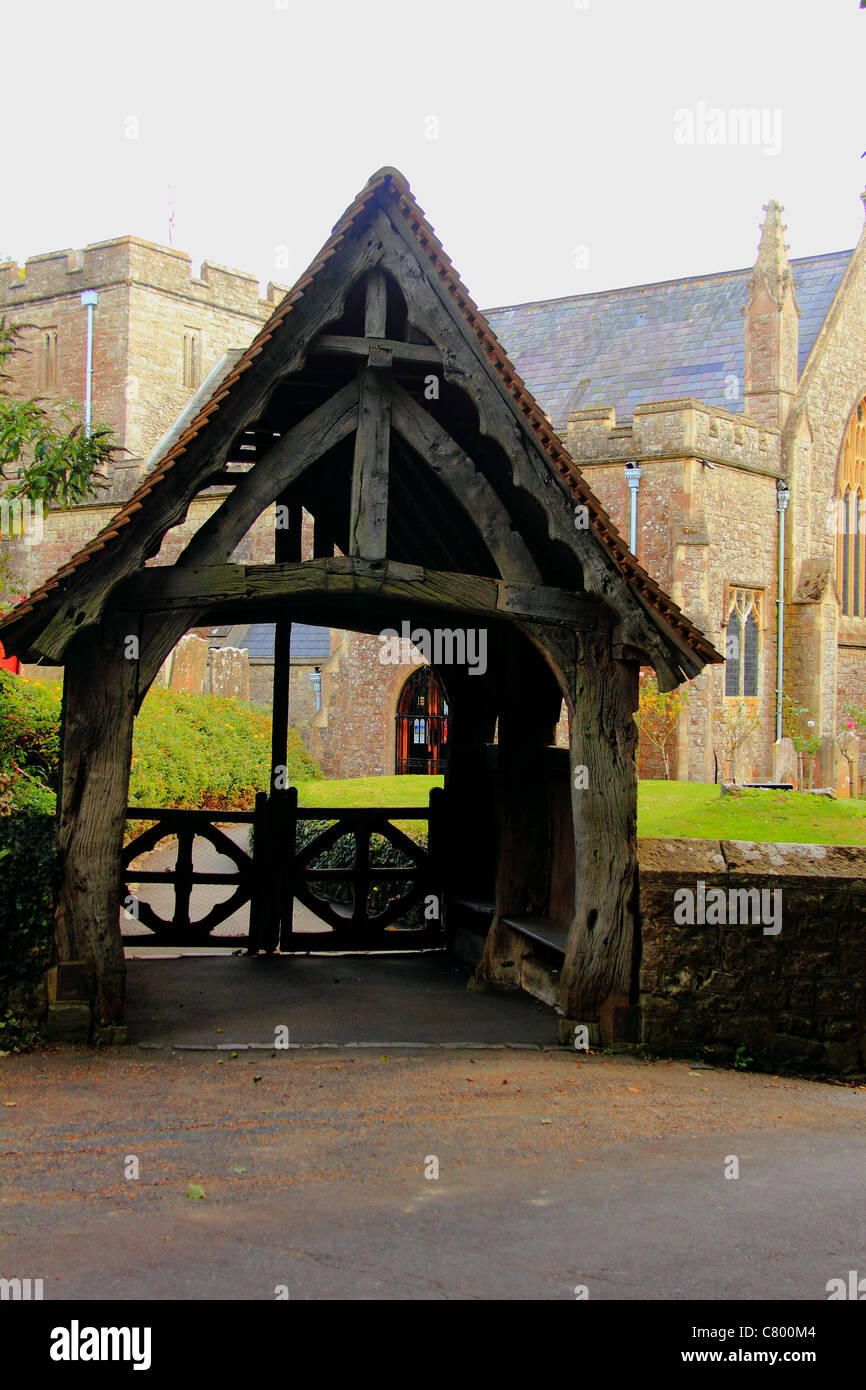 Gate of a country church in Kent Stock Photo - Alamy