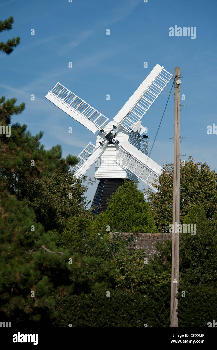 The windmill museum at Wimbledon common Stock Photo - Alamy