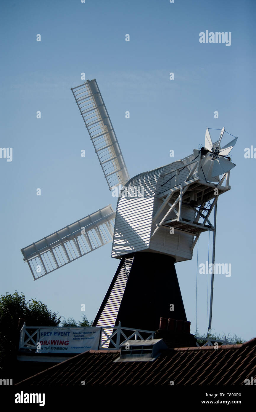 The windmill museum at Wimbledon common Stock Photo - Alamy