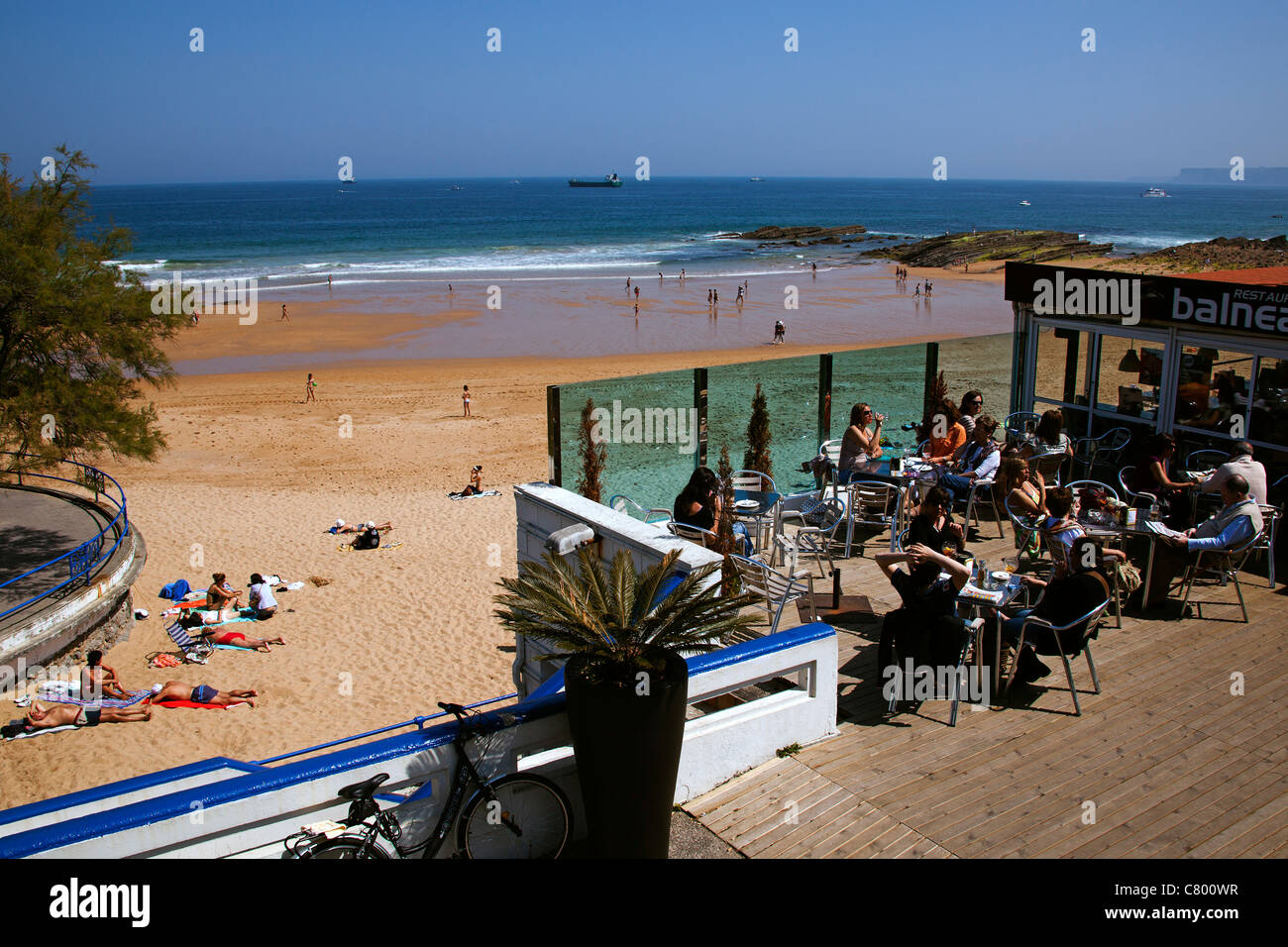 Sardinero beach santander hi-res stock photography and images - Alamy