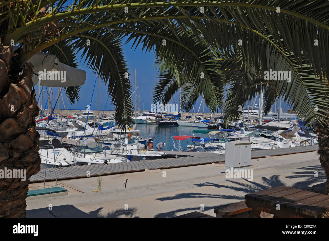 The smart modern Marina at Latsi near Polis in Western Cyprus Stock ...