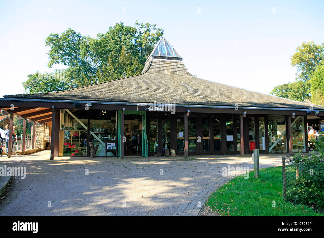 The Forest Shop at Westonbirt Arboretum in Gloucestershire Stock Photo ...