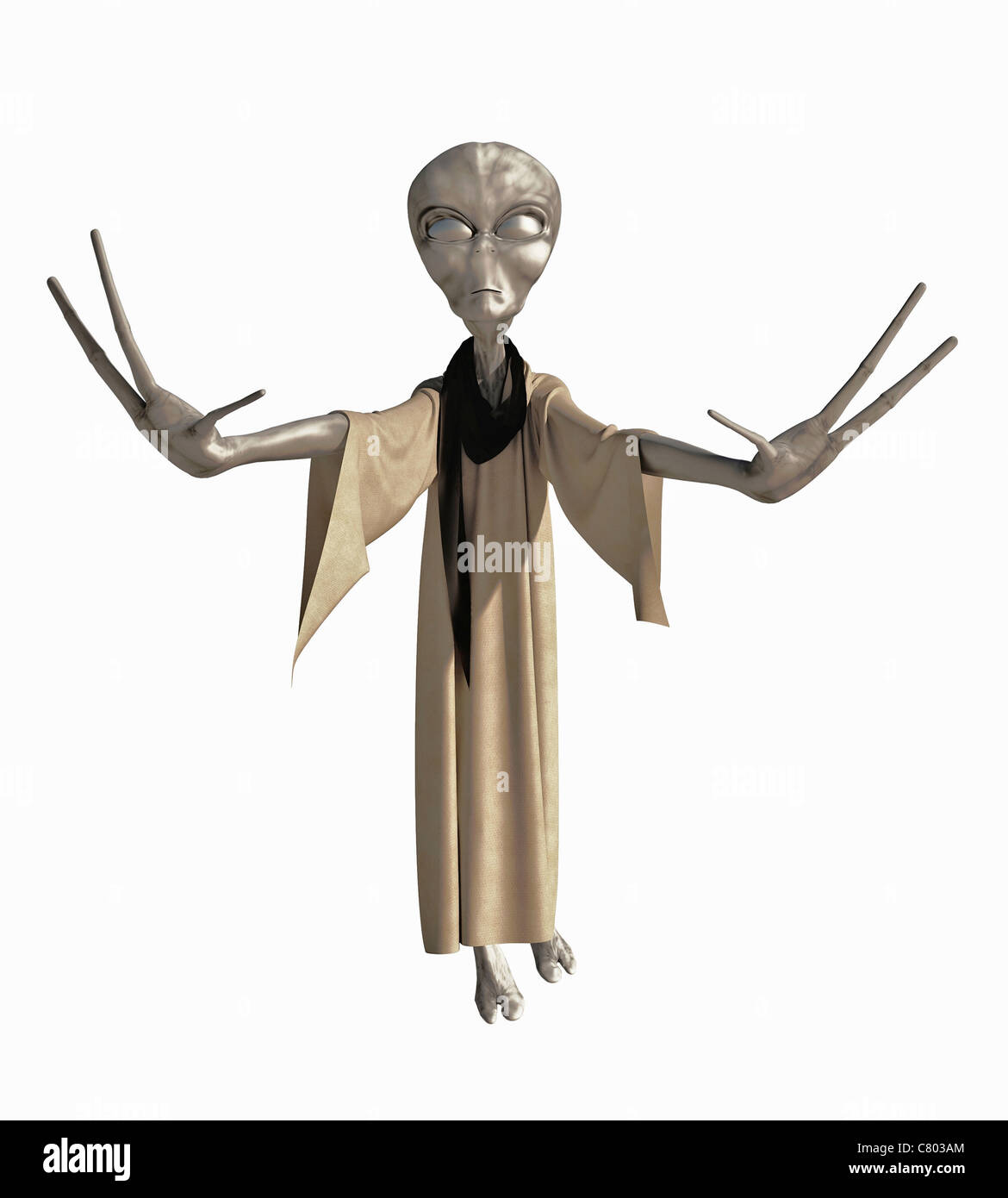 Grey alien hi-res stock photography and images - Alamy