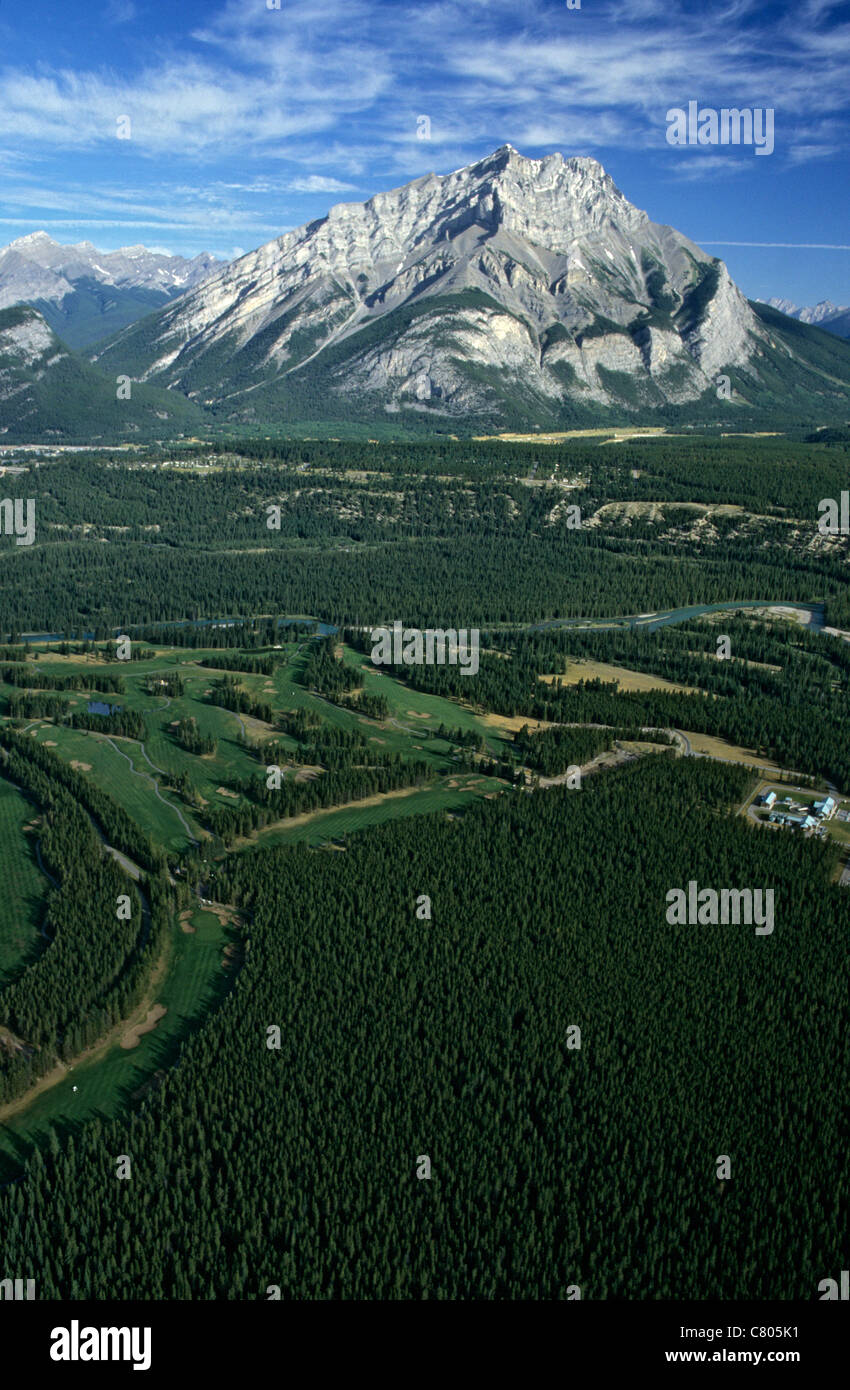 Canada, Rocky Mountains, Alberta, Banff National Park, Cascade Mountain ...
