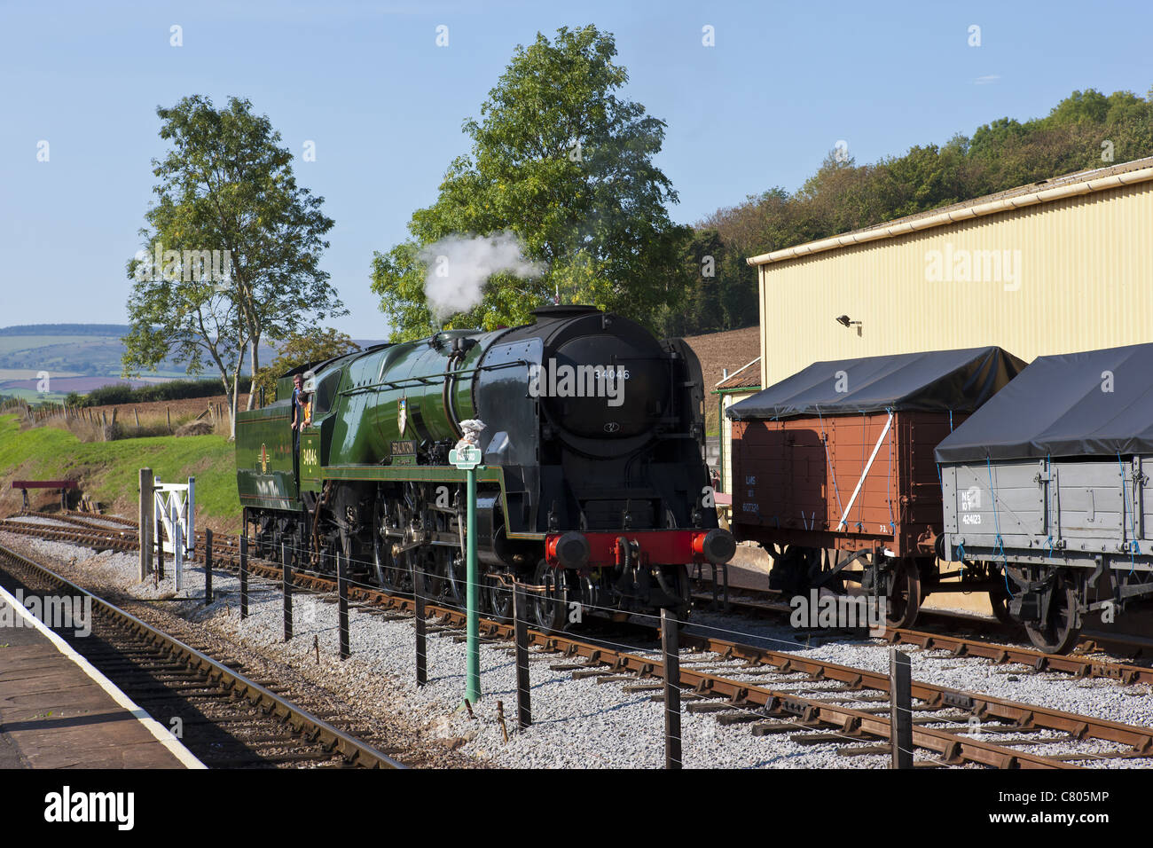West Somerset Steam Railway Stock Photo - Alamy