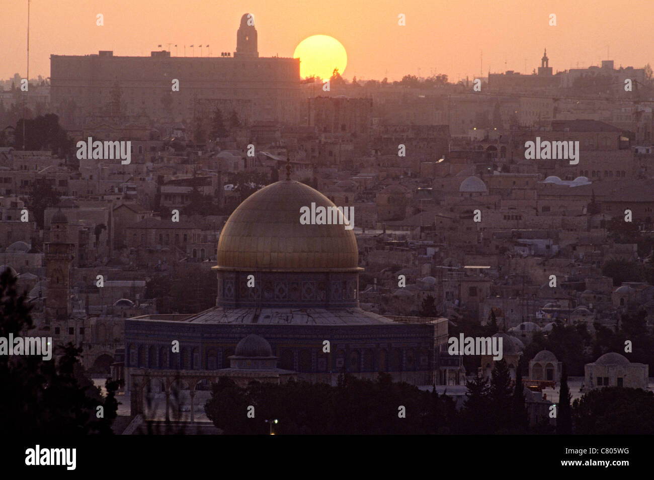 Jerusalem view mosque omar hi-res stock photography and images - Alamy